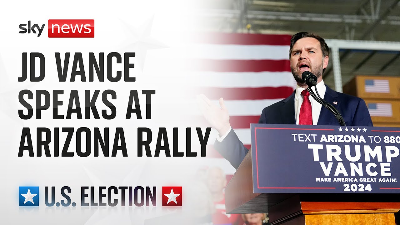 Republican VP candidate JD Vance holds campaign rally in Arizona - YouTube