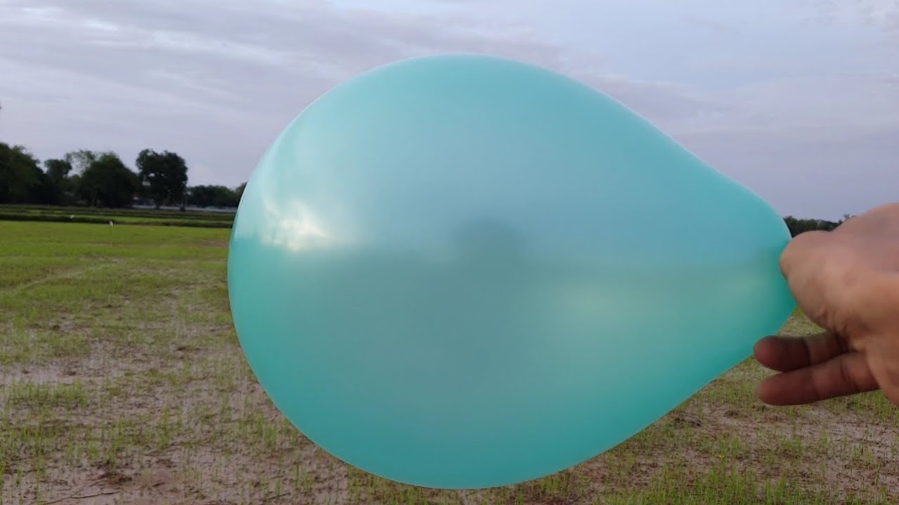 outdoor fun with balloon pop, popping balloons, learn colours, balloon ...