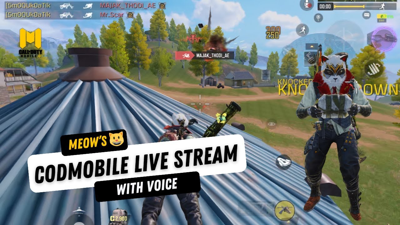 MEOW'S CALL OF DUTY MOBILE LIVE STREAM | ROY THE CRAZY | CODMOBILE ...