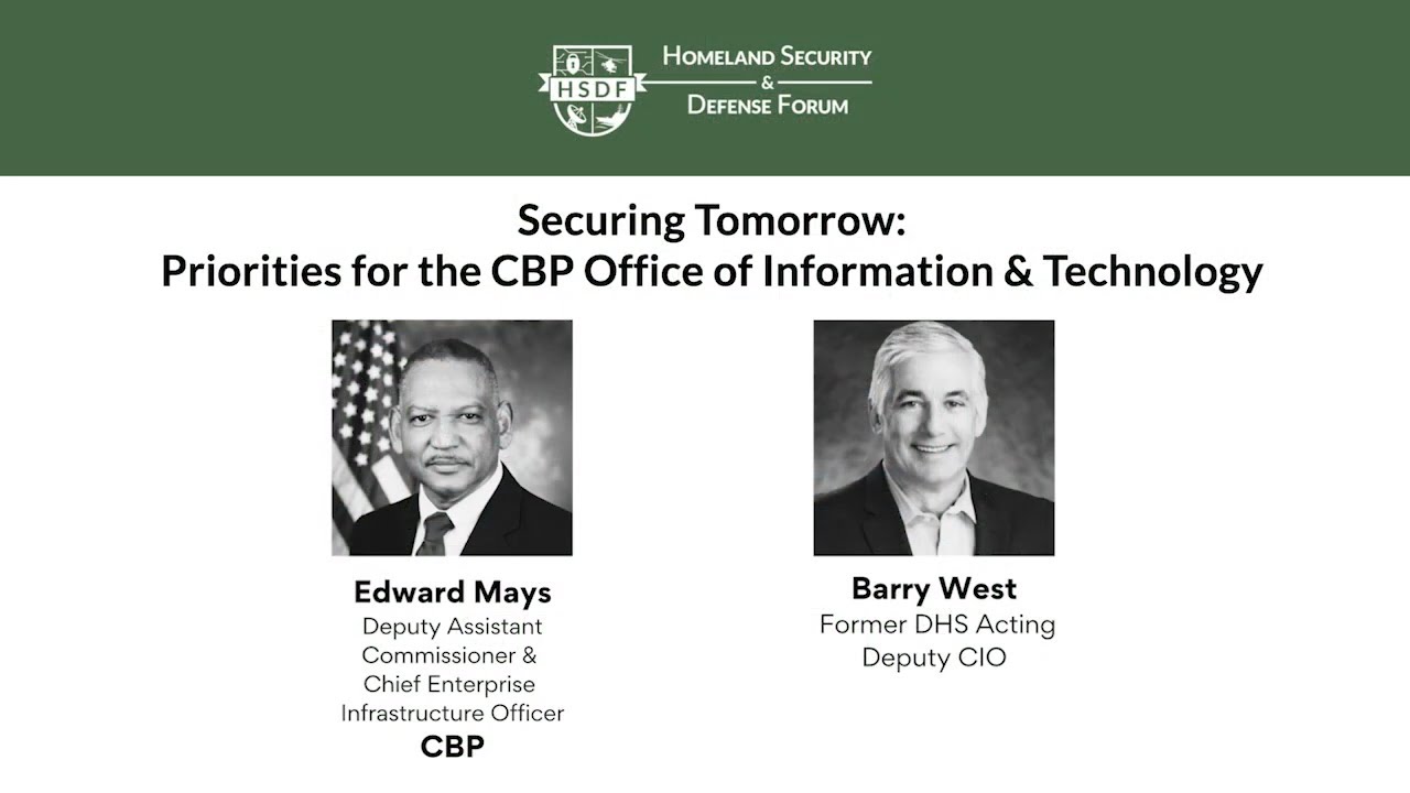 Session 6 Securing Tomorrow Priorities for the CBP Office of ...