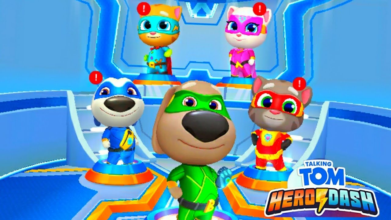TALKING TOM HERO DASH NEW UPDATE BEN TOM CARTOON (IOS ANDROID GAMEPLAY ...