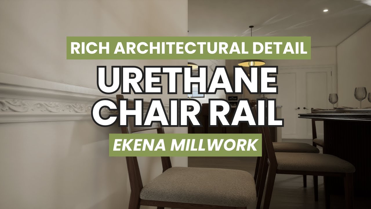 Add Timeless Elegance with Easy-to-Install Urethane Chair Rails - YouTube