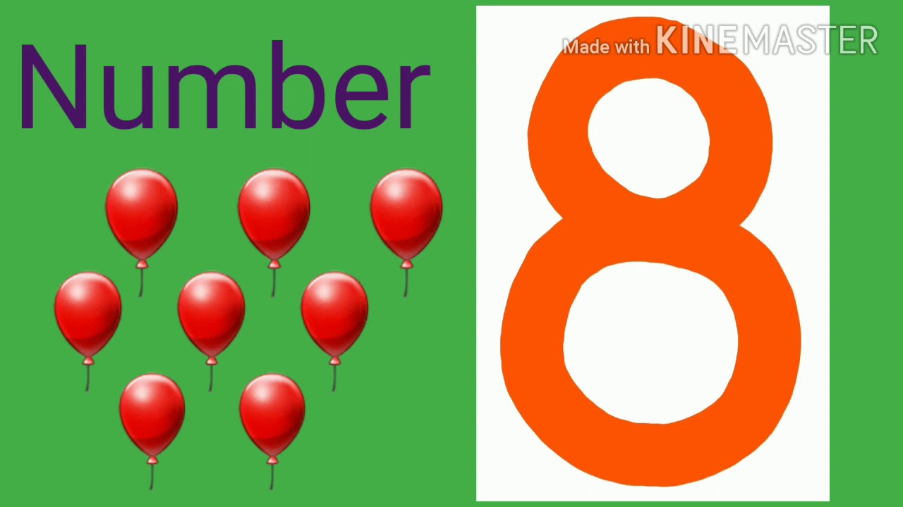 How to write number 8|| Number 8 for kids - YouTube