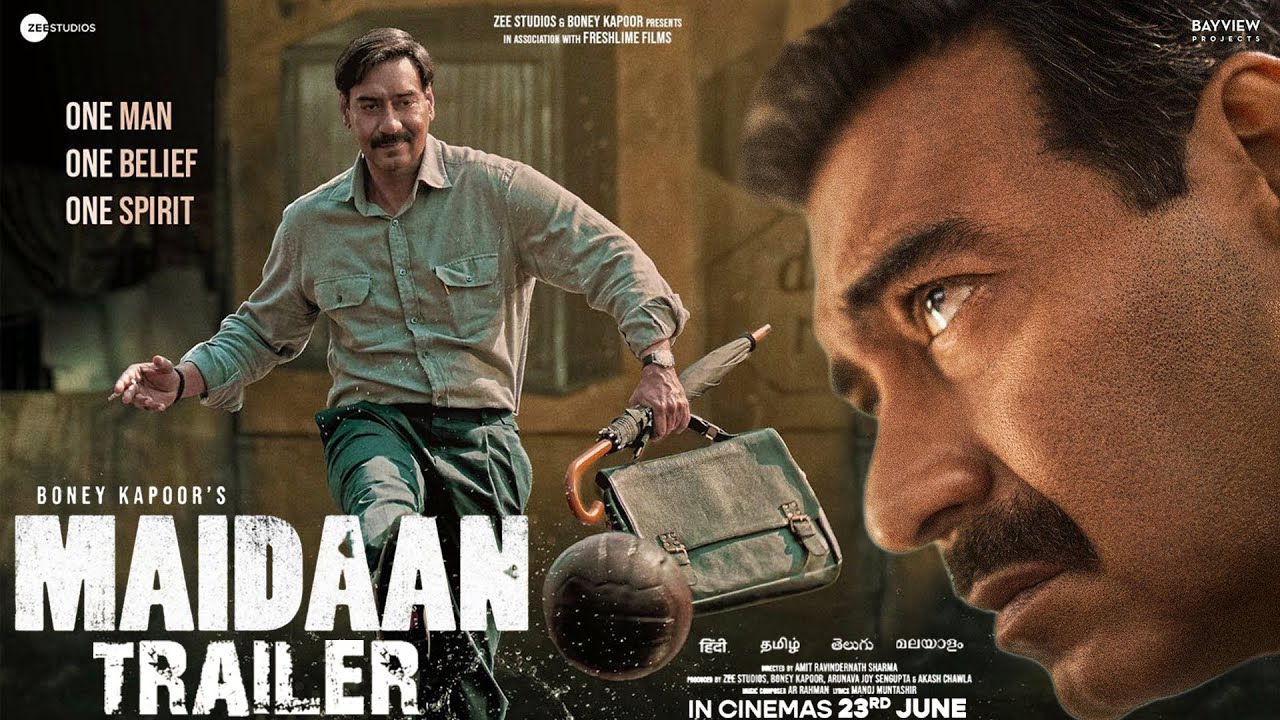 Maidaan Official Trailer | Ajay Devgn | Priyamani | Maidaan Movie ...