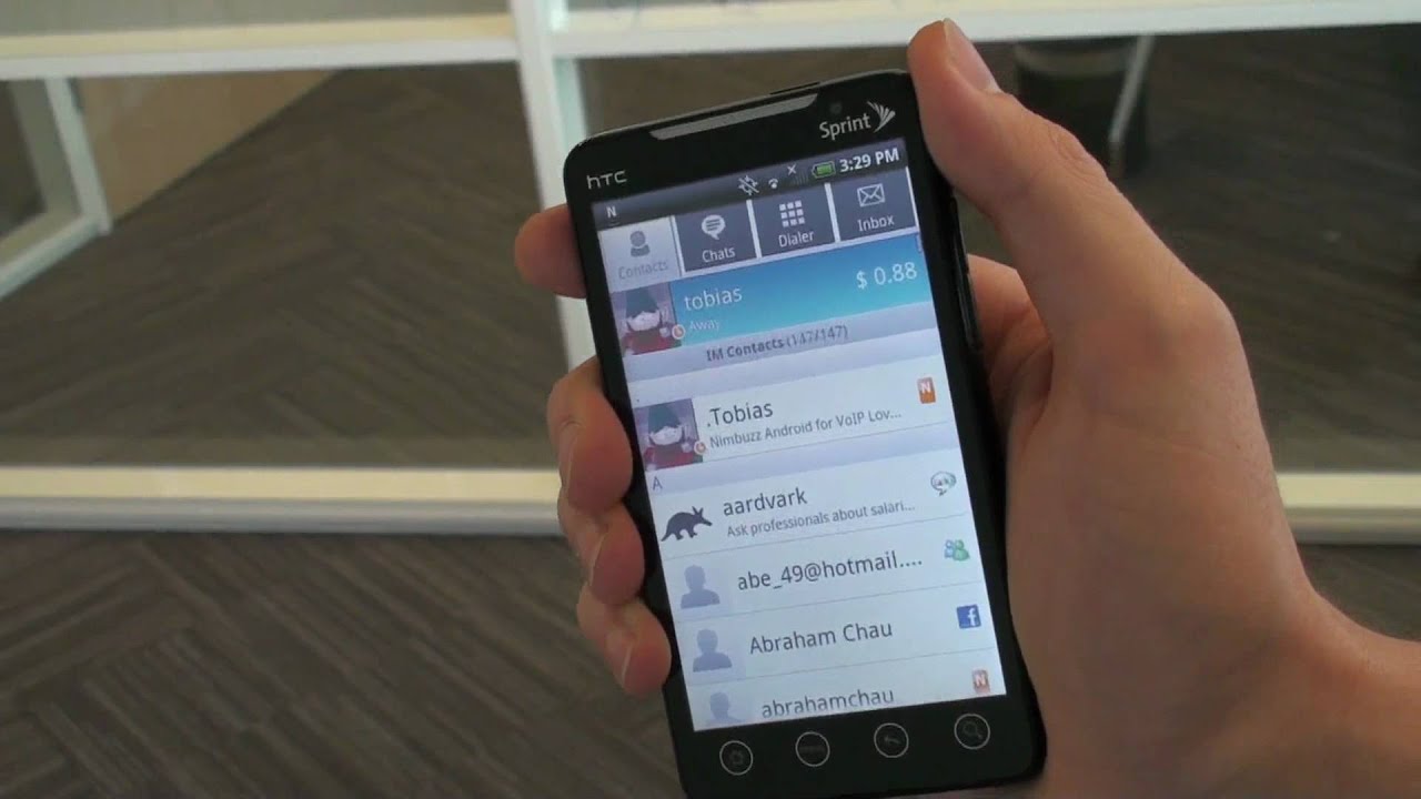 Voip Calling on Android - Nimbuzz 2.0 - YouTube