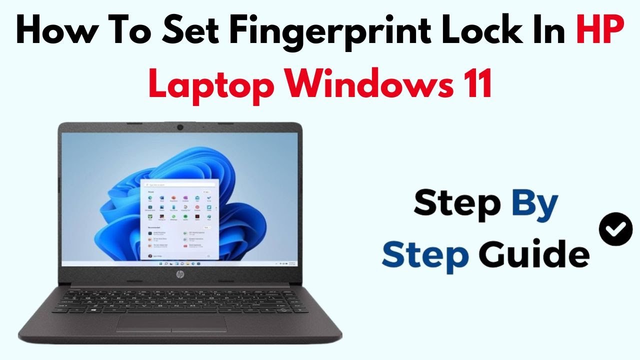 How To Set Fingerprint Lock In HP Laptop Windows 11 - YouTube