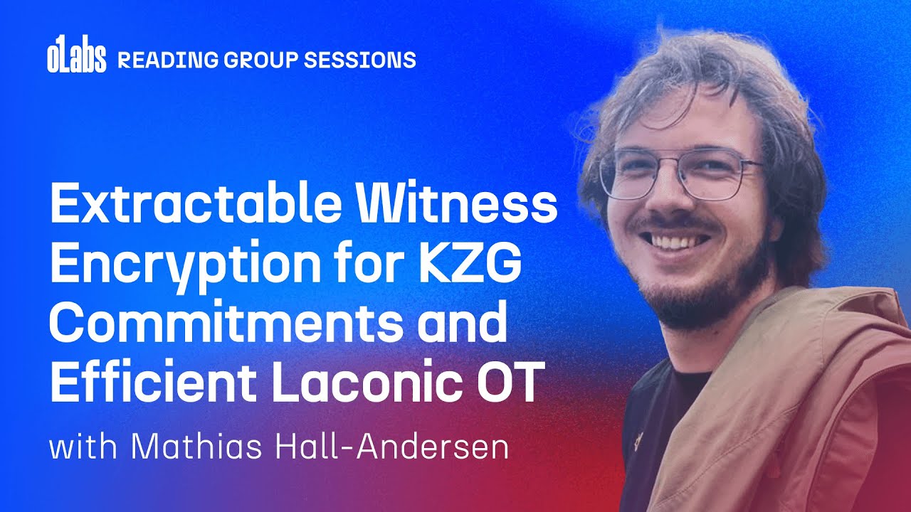 Extractable Witness Encryption for KZG Commitments with Matthias Hall-Andersen - YouTube