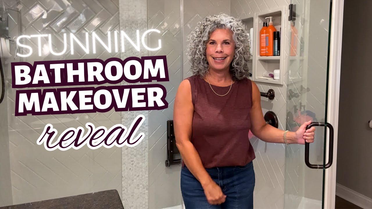 Revealing Our Gorgeous Bathroom Remodel | Walk-In Shower Reno ...