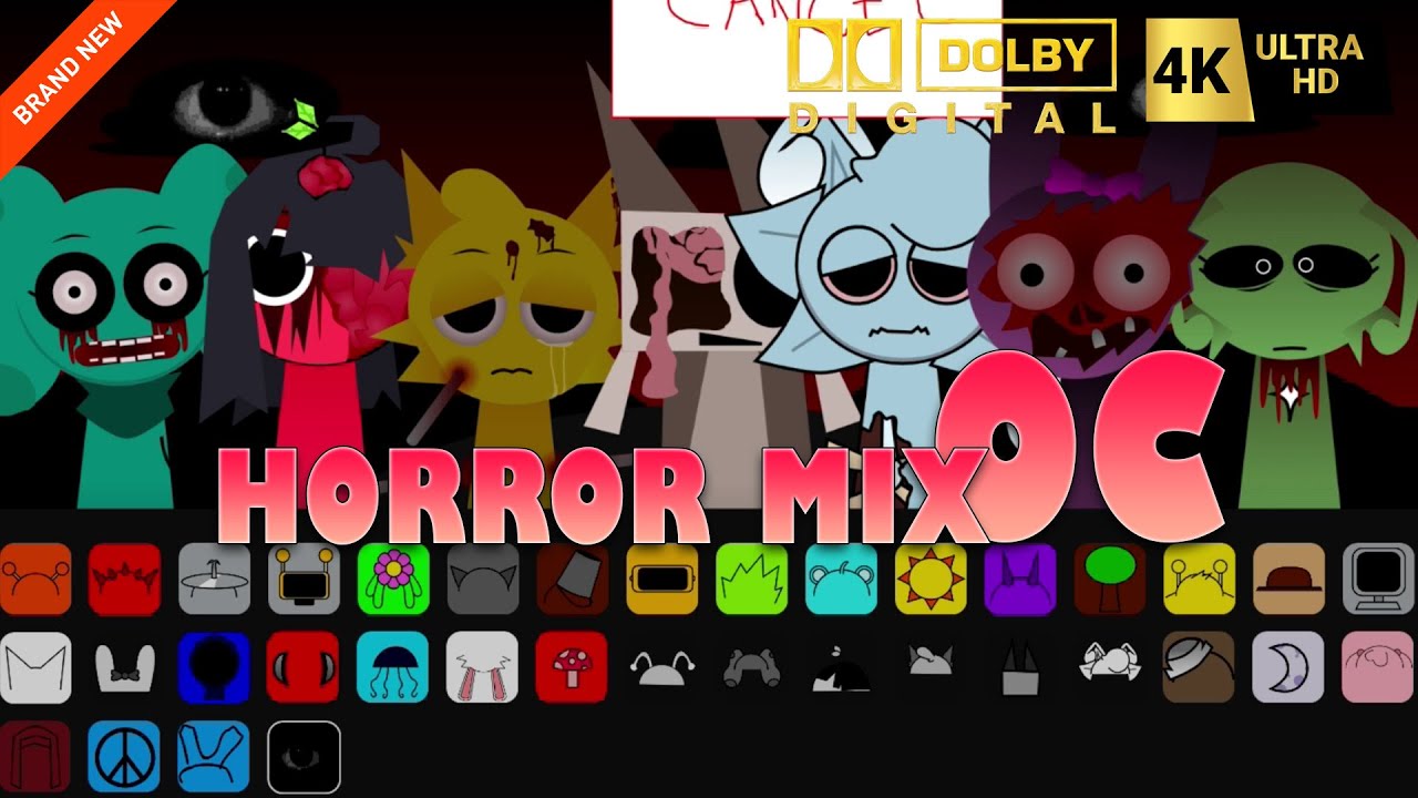 Sprunki with OC Horror Mix - Incredibox Sprunki OC - YouTube