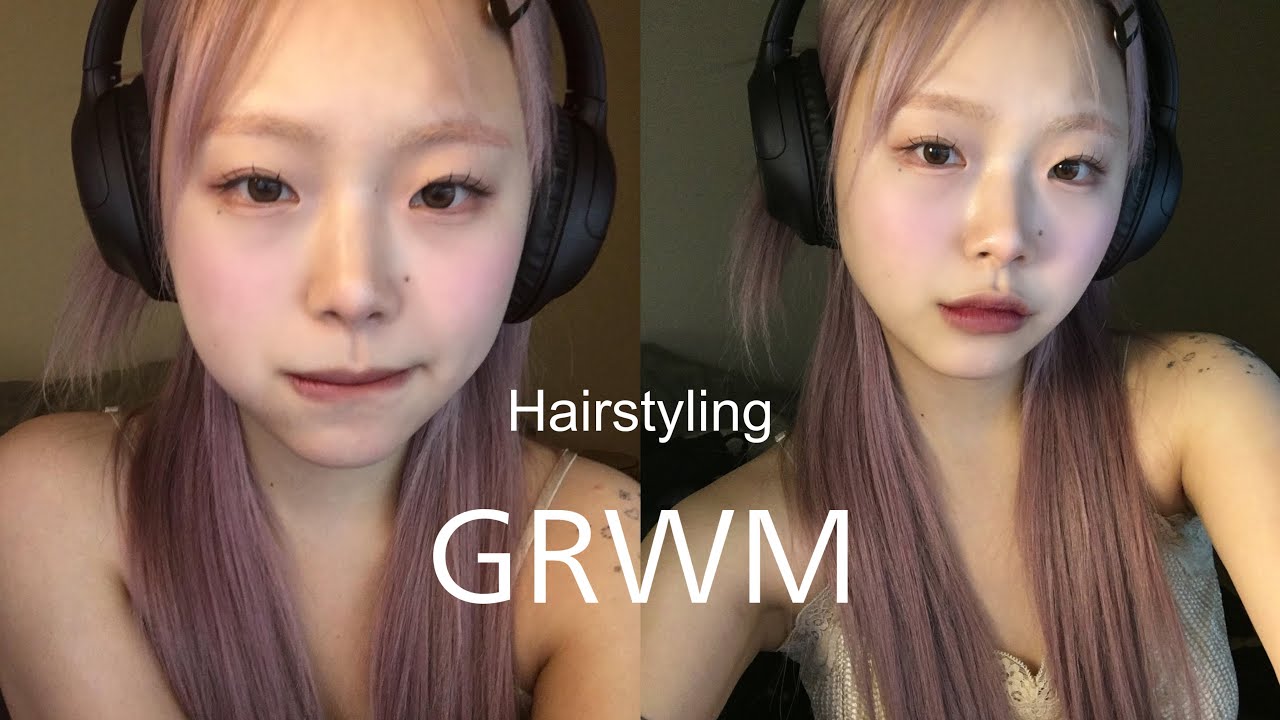 𝗚𝗥𝗪𝗠 깻잎논쟁 머리 하는 법 알려주께 생일파티 가는 날 같이 준비해요🐰 가시머리 반묶음 하는 법 트임라이너 추천
