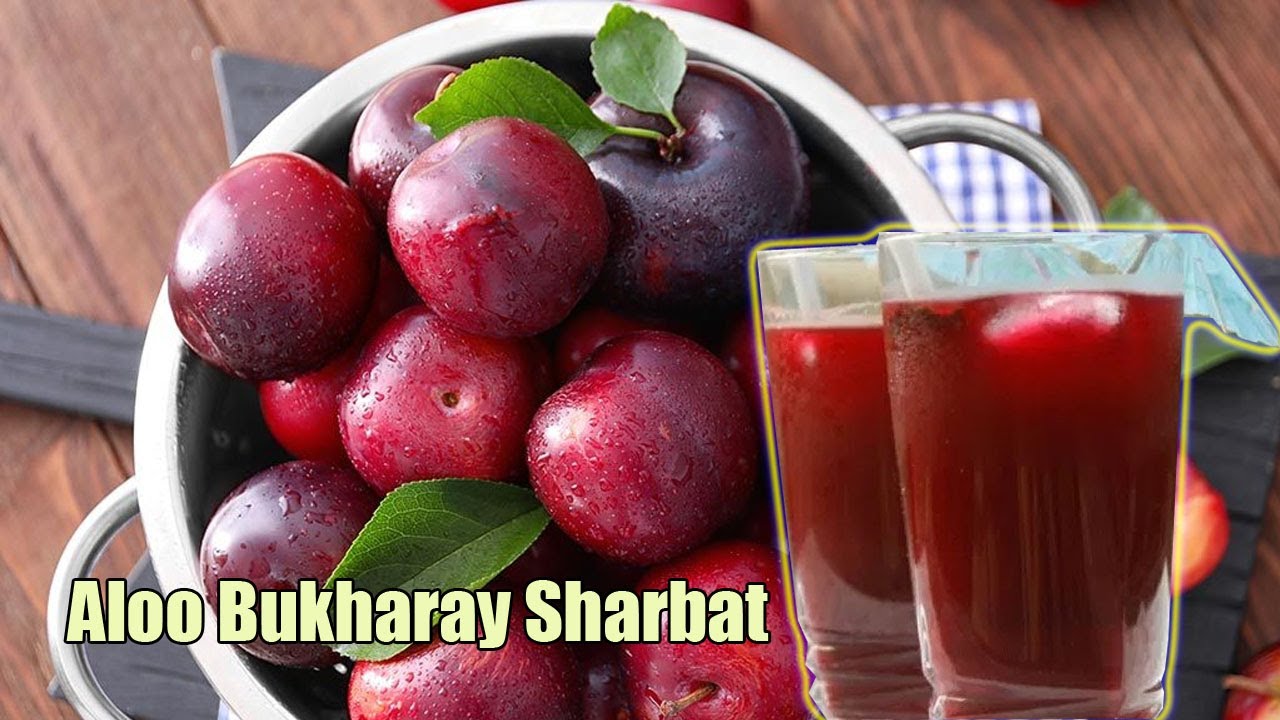 Aloo Bukharay Ka Sharbat Recipe | Aloo Bukhara Juice Recipe - YouTube