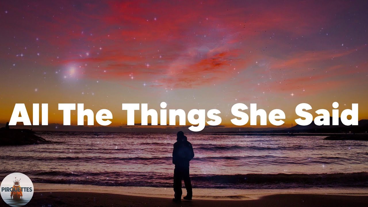 t.A.T.u. - All The Things She Said (Lyrics) - YouTube