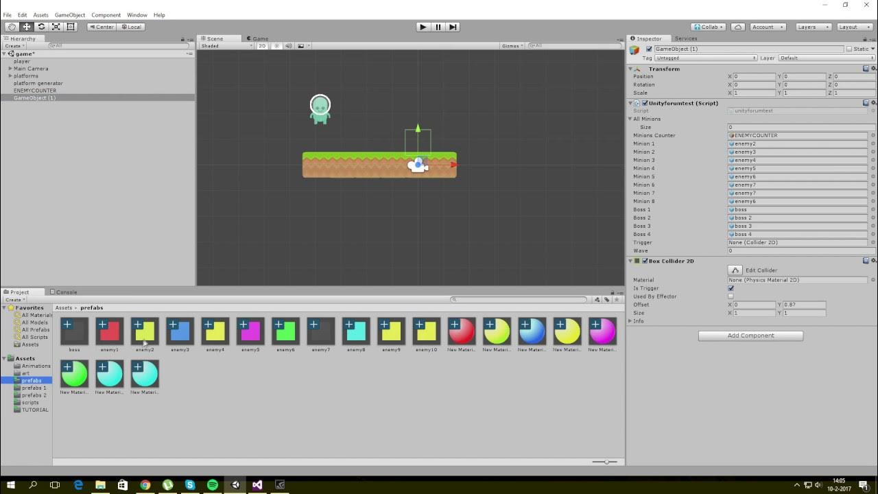 Unity C# wave spawner with random enemy's - YouTube