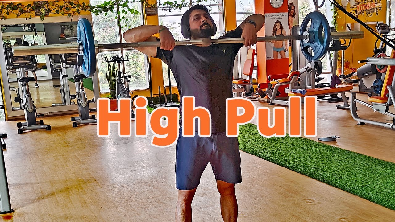 High Pull Exercise for Shoulder strength and growth - #highpullexercise ...