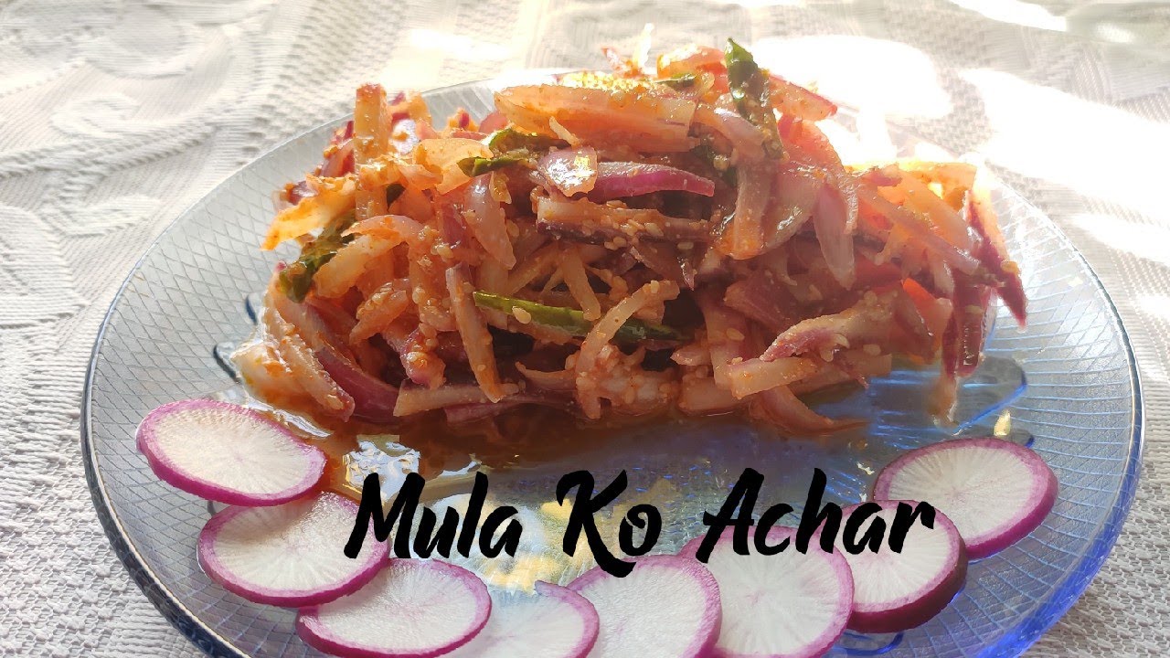 #Mula Ko Achar(Nepali Traditional Achar Recipe Eat Instantly) #Shorts ...