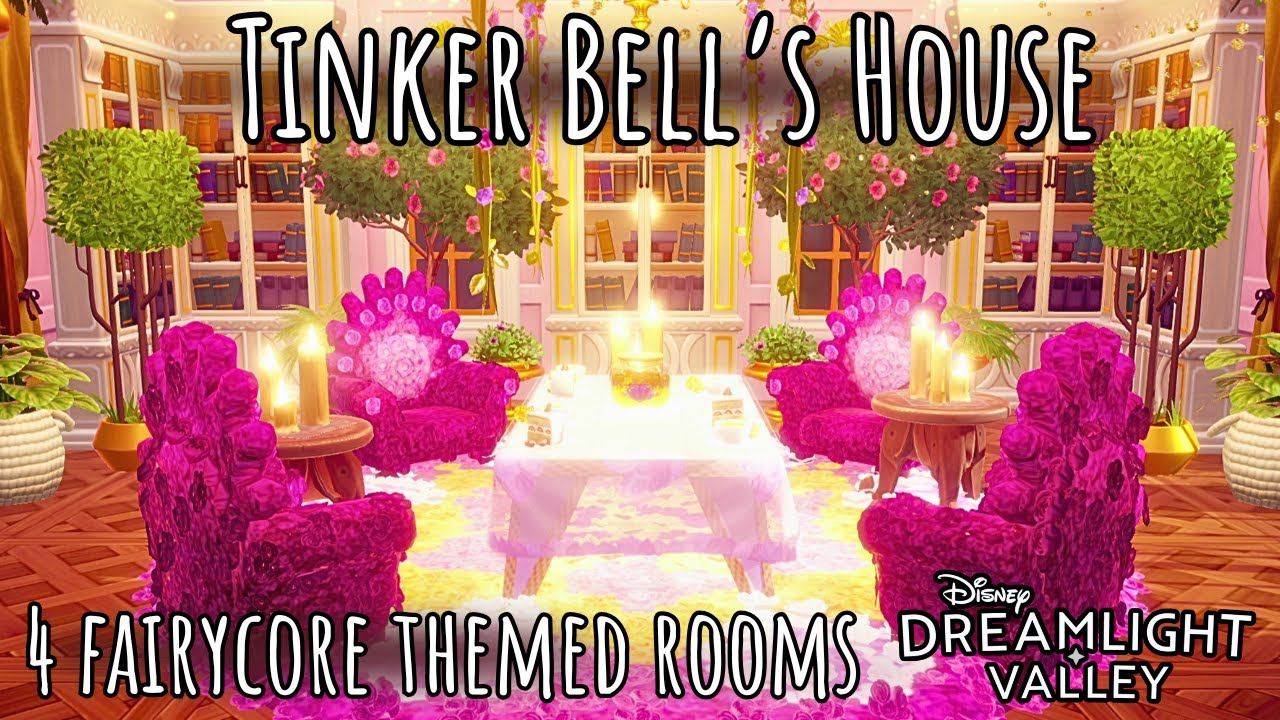 Disney Dreamlight Valley | Tinker Bell's House Interior Design | 4 ...
