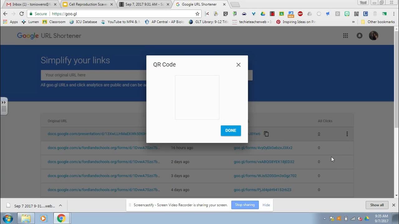 Creating QR Codes for Google Slides or Docs - YouTube