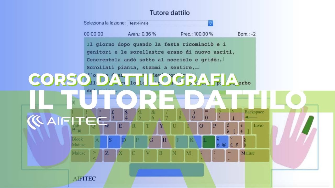 Corso Dattilografia ONLINE - Il tutore dattilo | Aifitec Formazione ...
