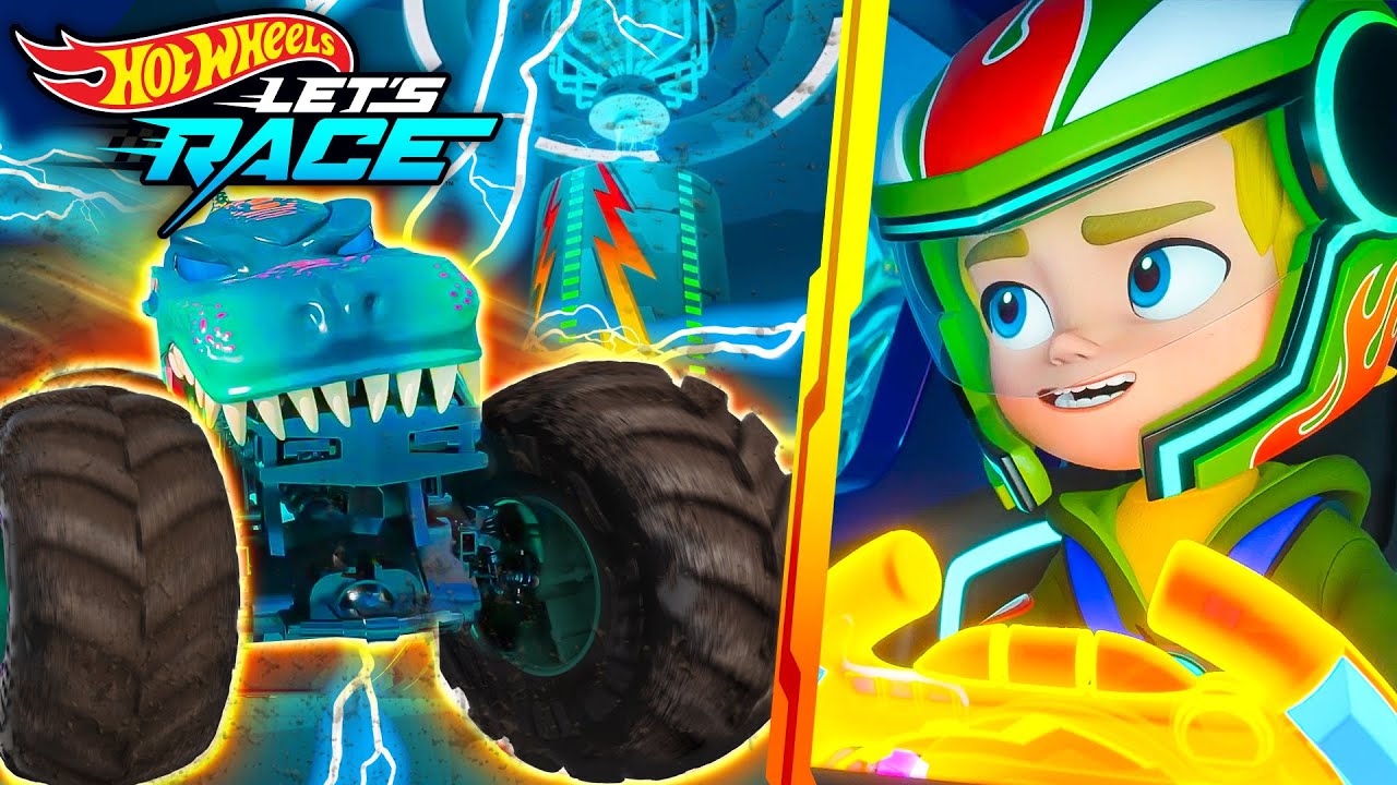Mac et Mega-Wrex font équipe ! 💥| Hot Wheels Let’s Race - YouTube
