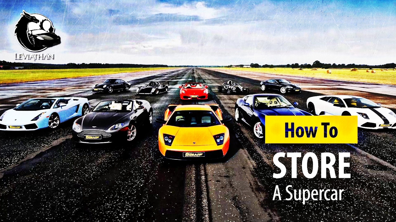 How to Winter Store A Supercar - YouTube