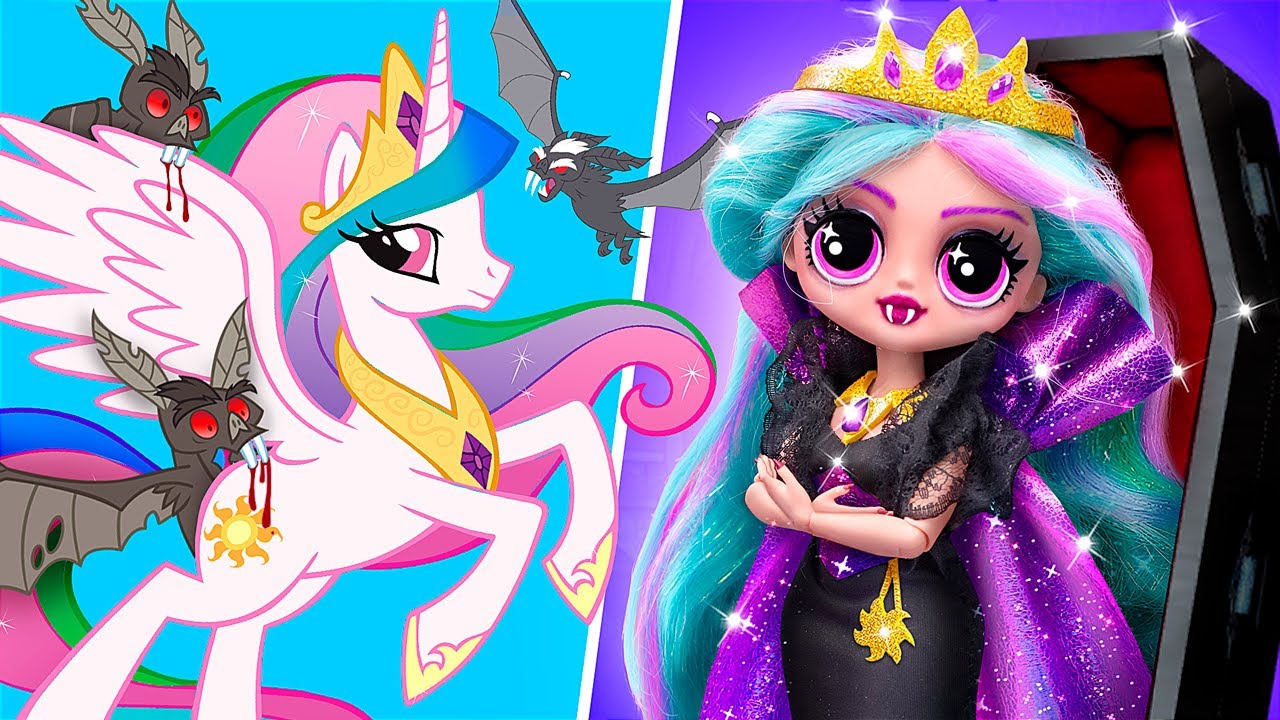 Prinzessin Celestia ist ein Vampir geworden / 32 LOL OMG DIYs - YouTube