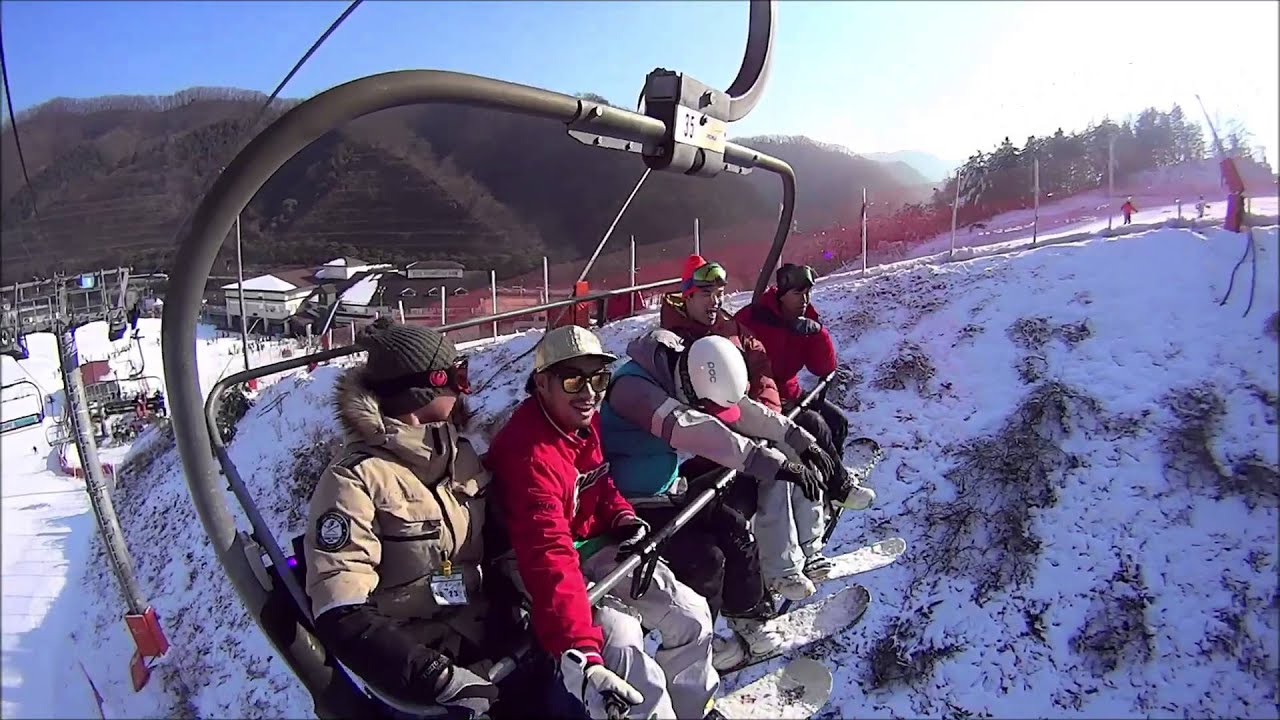 Korea University snowboard team WHITE TIGER 15-16 season lesson video ...