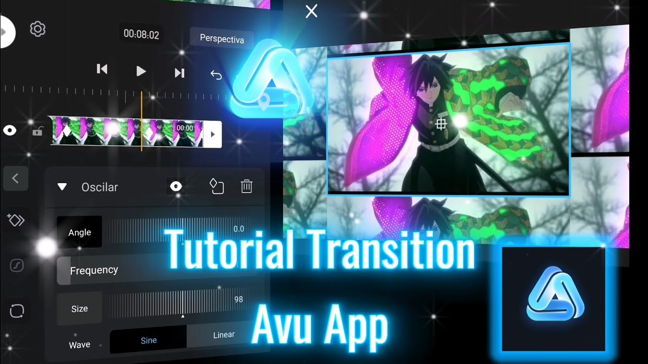 Tutorial Transition For AMV In Avu App 🙌🔥 - YouTube
