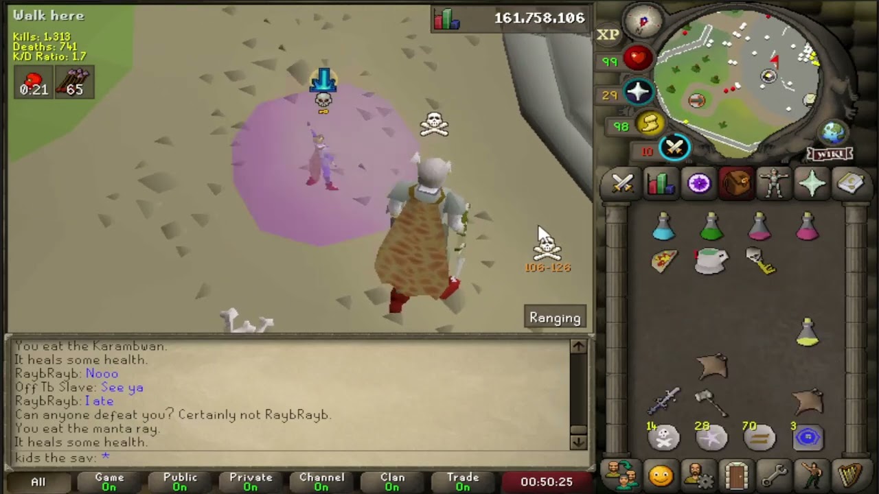 Osrs ags wack venge triple eat - YouTube