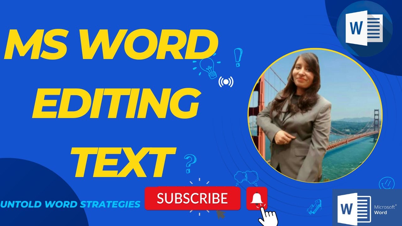 HOW TO EDIT TEXT IN MICROSOFT WORD YouTube HOW TO EDIT TEXT IN MICROSOFT WORD YouTube