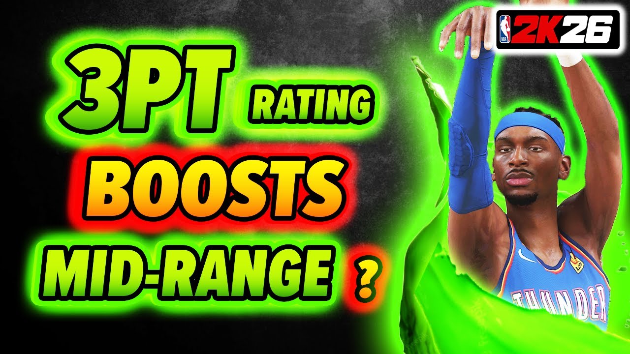 Can 3PT boost your Mid Range shots on NBA 2K26 ? - YouTube