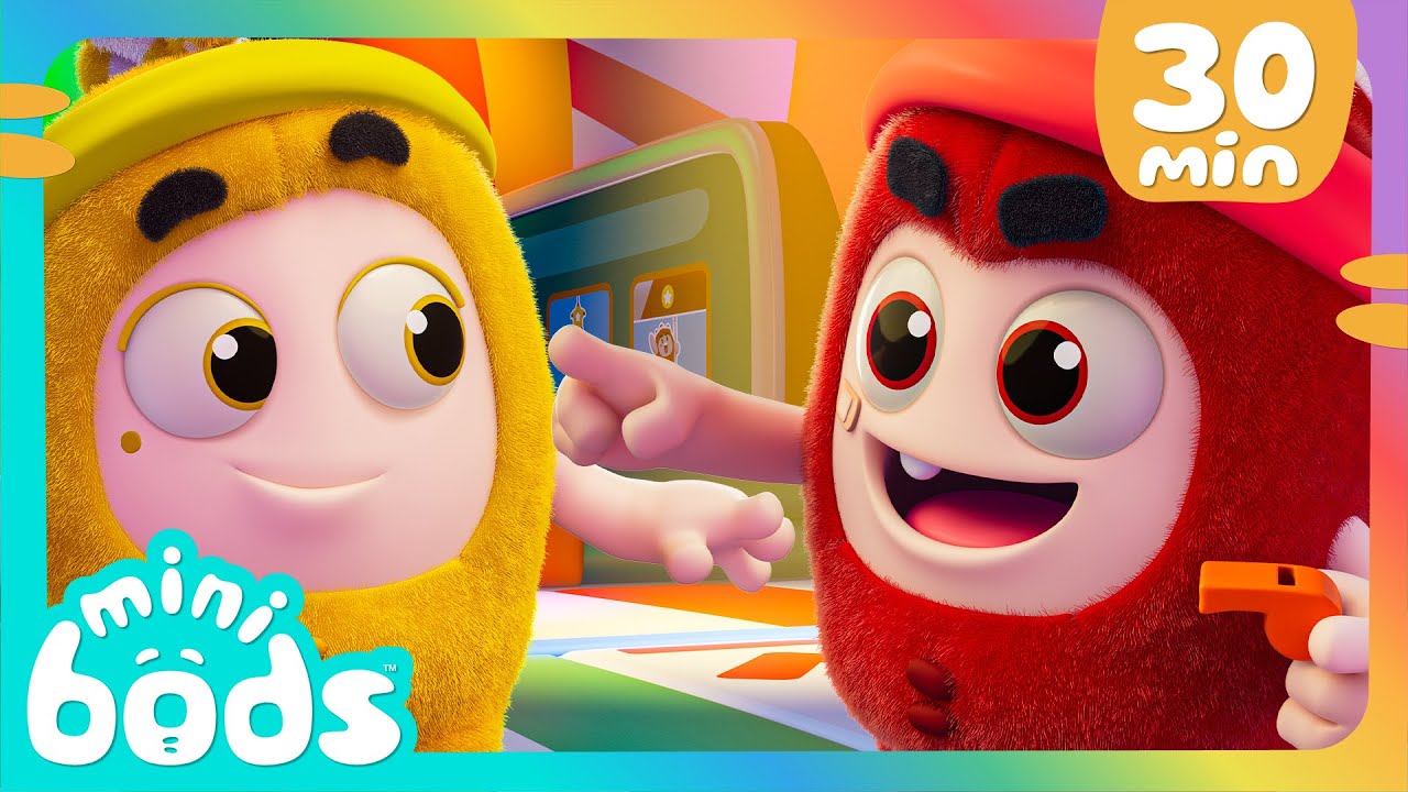 Gym Gold Star | Minibods | Mini Oddbods | Baby Oddbods | Funny Cartoons ...