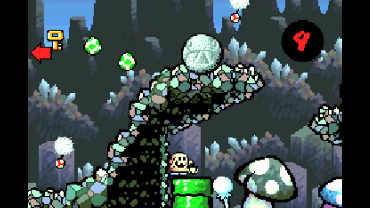 Yoshi's Island: 1-3 The Cave of Chomp Rock - YouTube