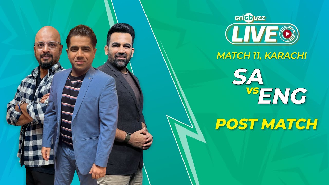 Cricbuzz Live: Champions Trophy | South Africa beat England by 7 ...