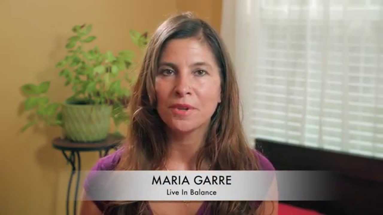Learn to Live in Balance with Maria Garre - YouTube