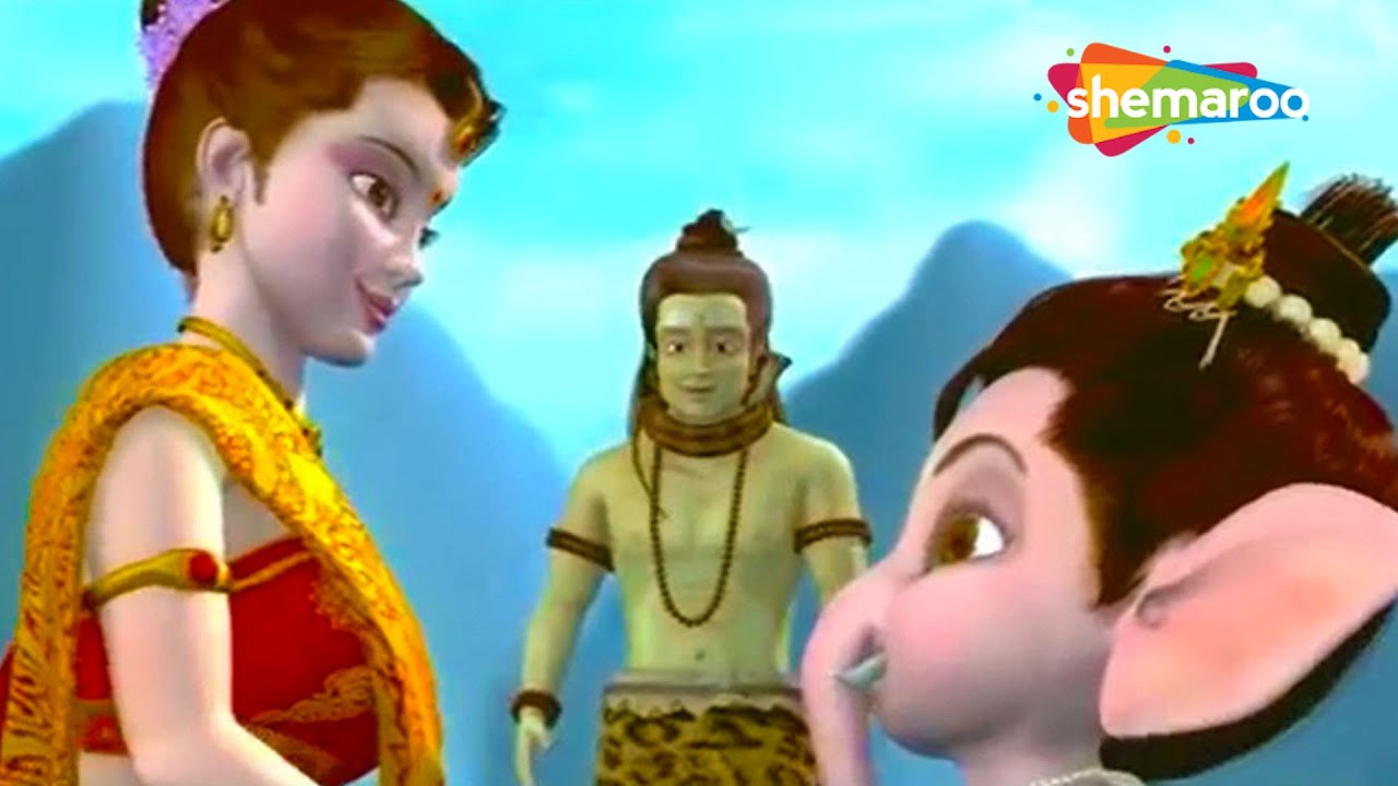 Bal Ganesha’s Story | Birth of Ganesha (बाल गणेश जी का जन्म ) | Kids ...