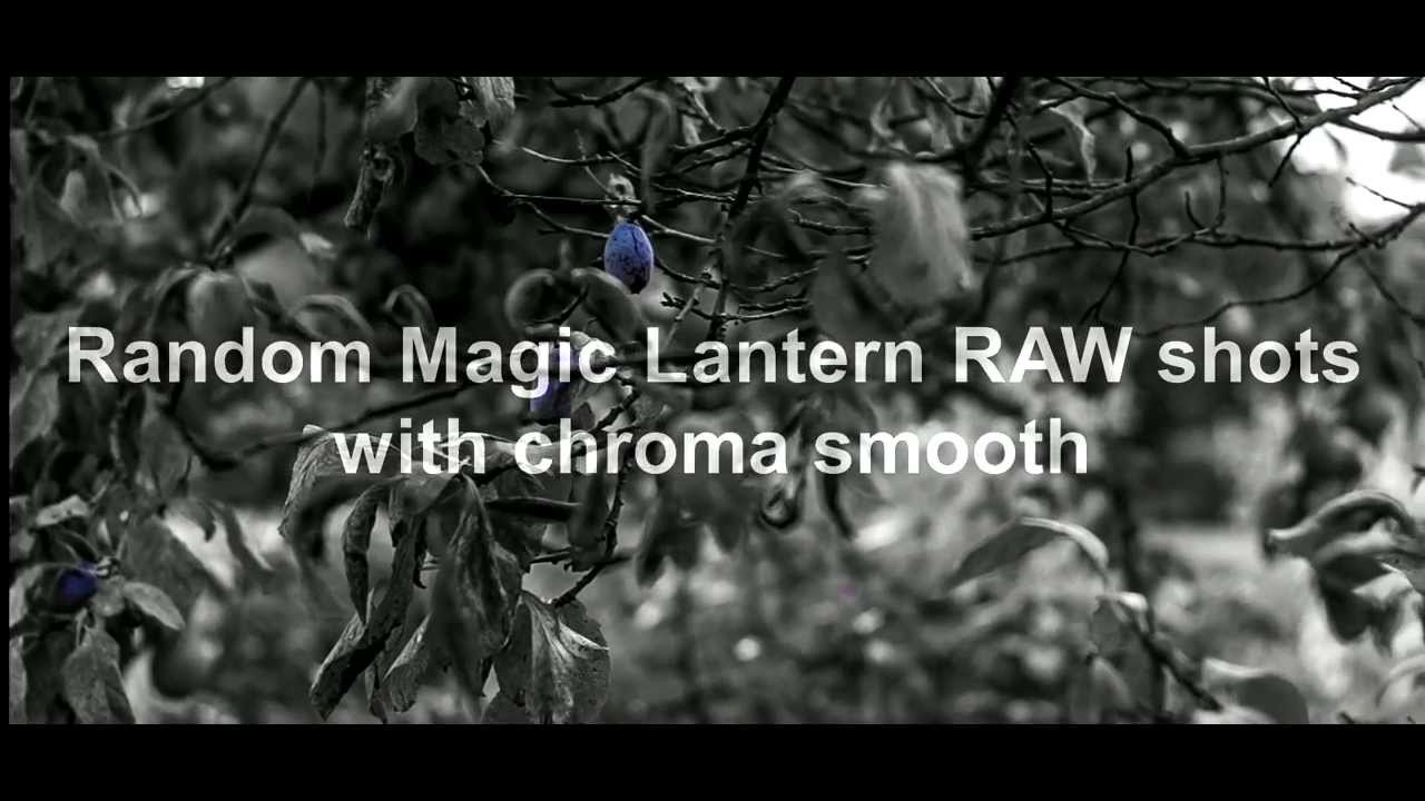 Random shots- Magic Lantern Raw with chroma smooth - YouTube