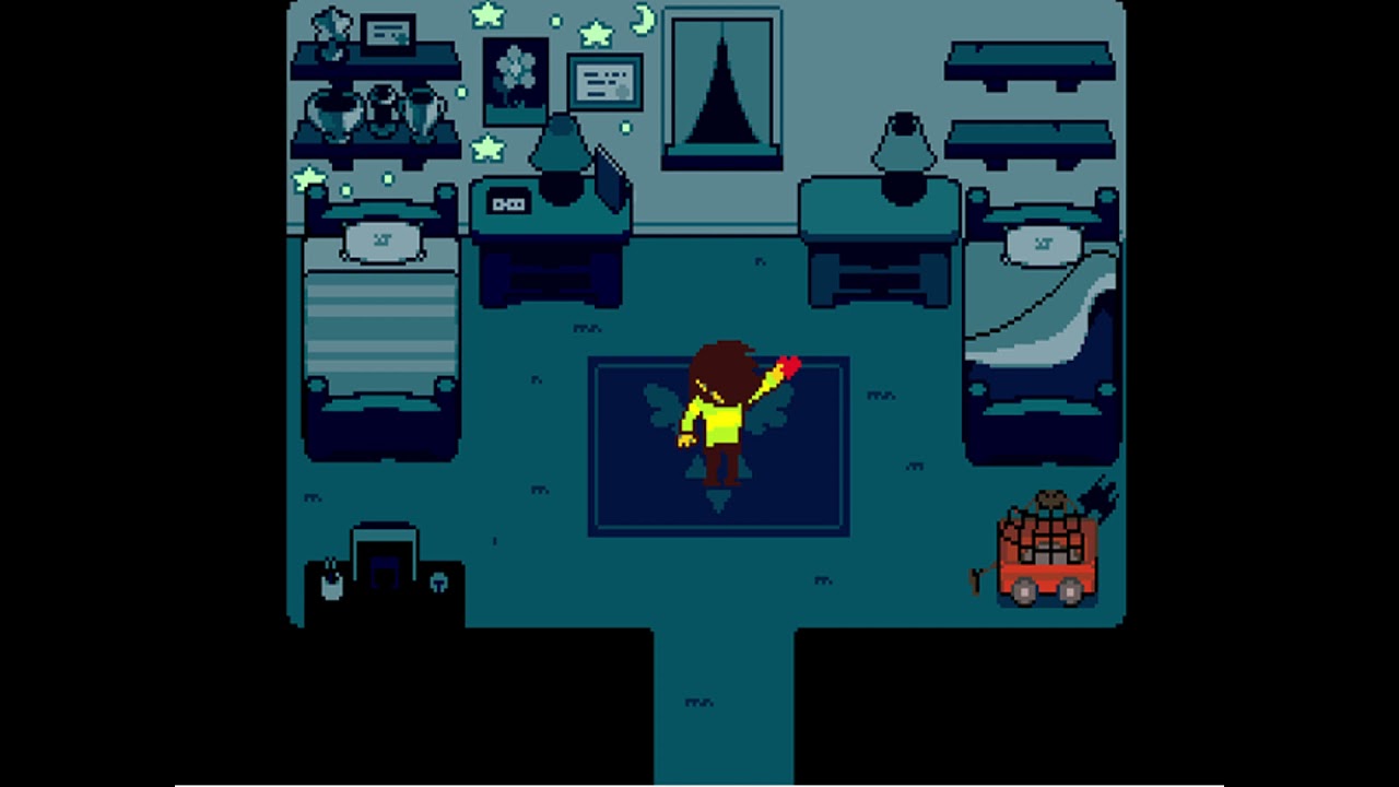 Deltarune Smooth Cutscene - End of Chapter 1 - YouTube