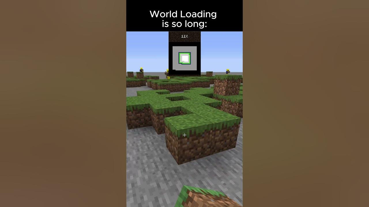Minecraft World Loading Moment - YouTube