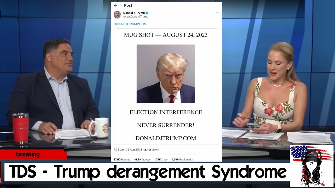 TRUMP X MUGSHOT triggers TDS Trump Derangement Syndrome - YouTube