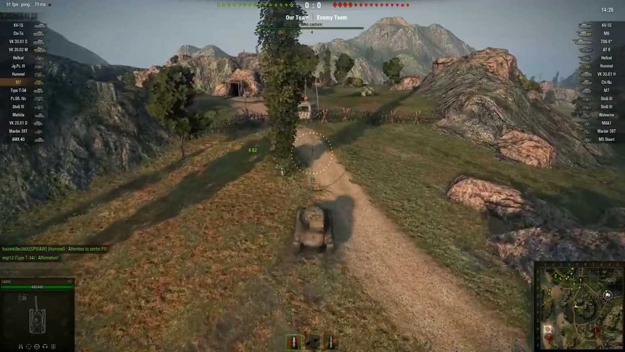 World of Tanks - M7 - Sniper Mode - YouTube