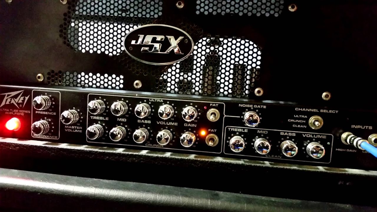 Peavey JSX 120 Watt Crunch Demo through Orange PPC412 Cabinet - YouTube