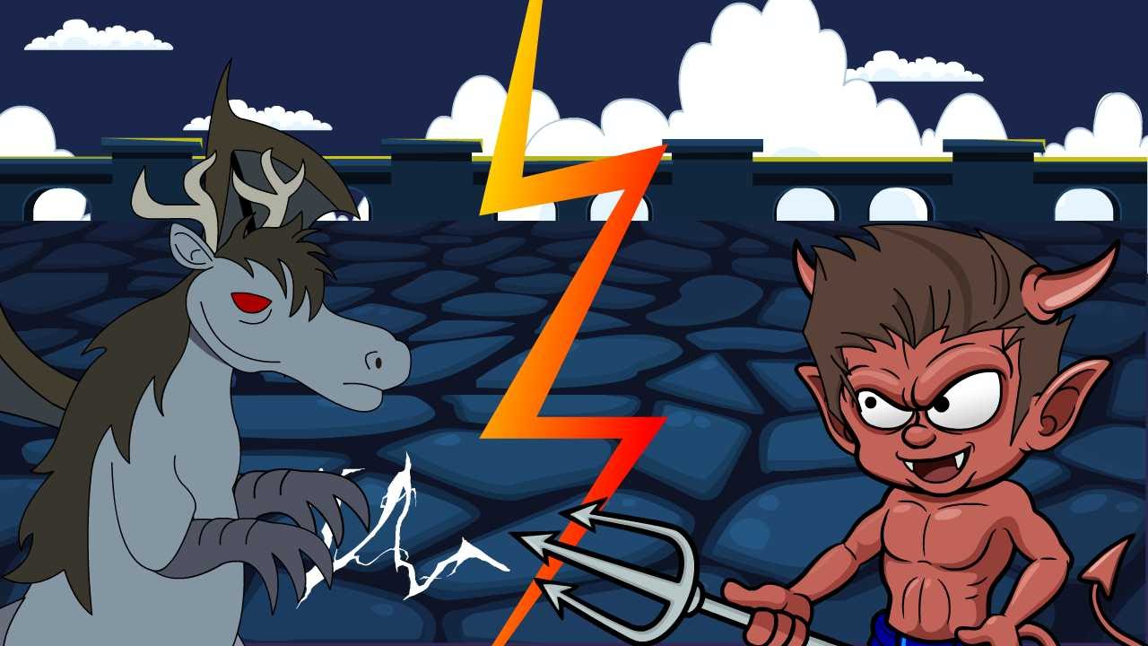 Finger Family Hell! Devil Vs Satan - Latest nursery rhymes - YouTube