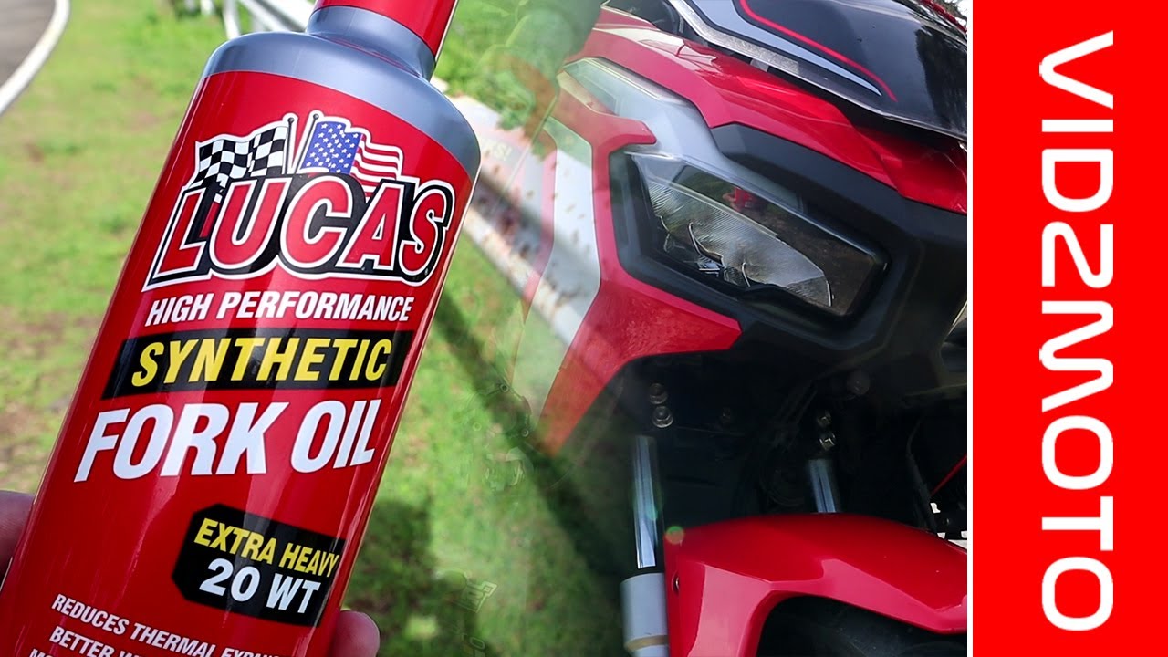 Best Fork Oil on Honda ADV 150 with Lucas Fork Oil 20 WT : Review - YouTube