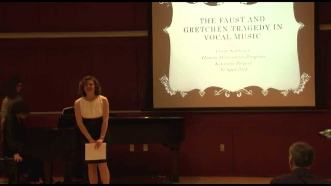 Lecture-Recital: The Faust and Gretchen Tragedy in Vocal Music (Part 1 ...