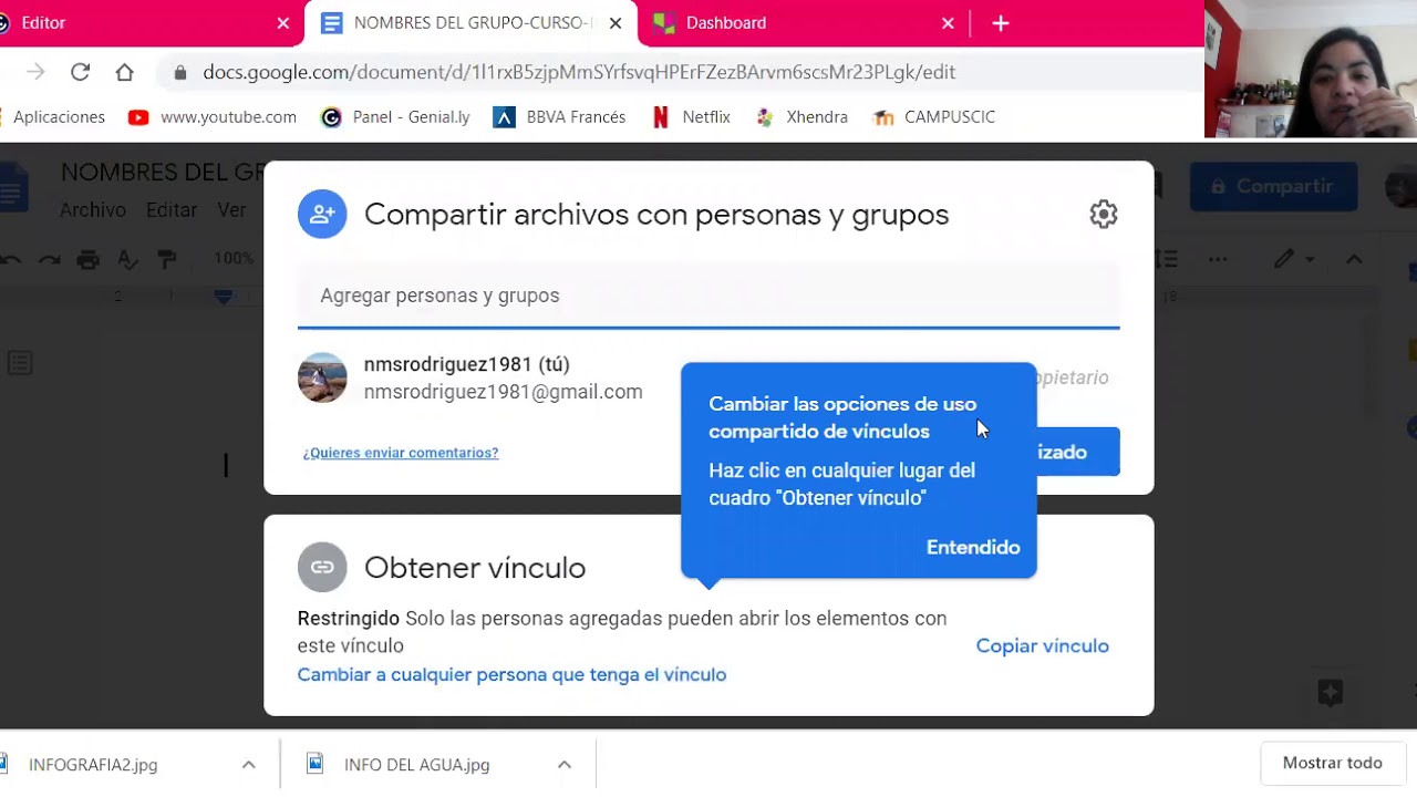 tutorial doc compartidos - YouTube