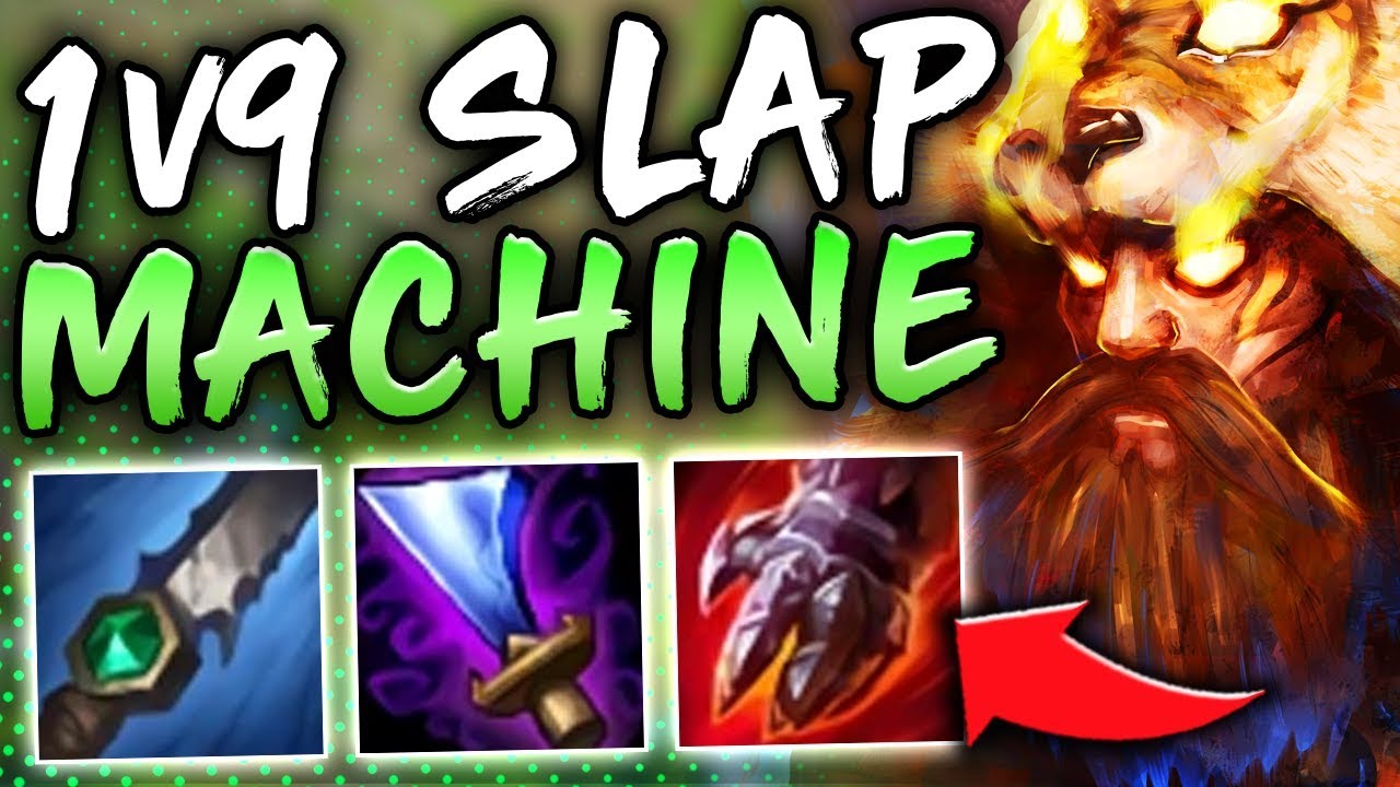 THE 1V9 SLAP MACHINE | #1 UDYR WORLD IN CHALLENGER - League of Legends ...