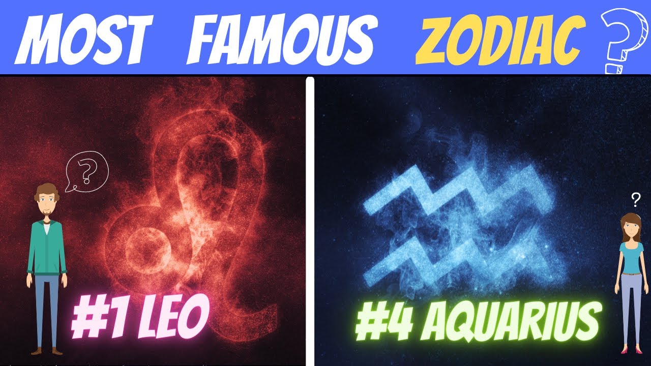 Who is the most famous zodiac sign 60 photos - Youhoroscope.com
