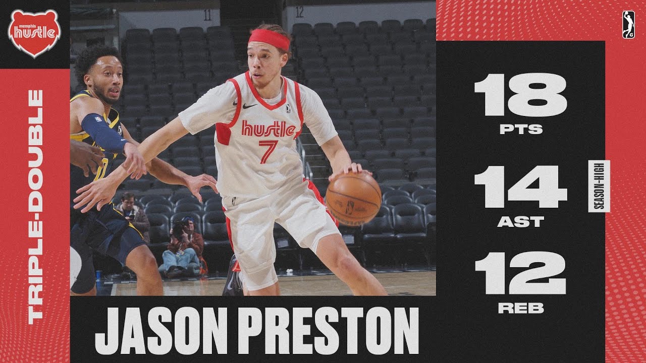 Jason Preston Records Triple-Double In Regular Season Opening! - YouTube