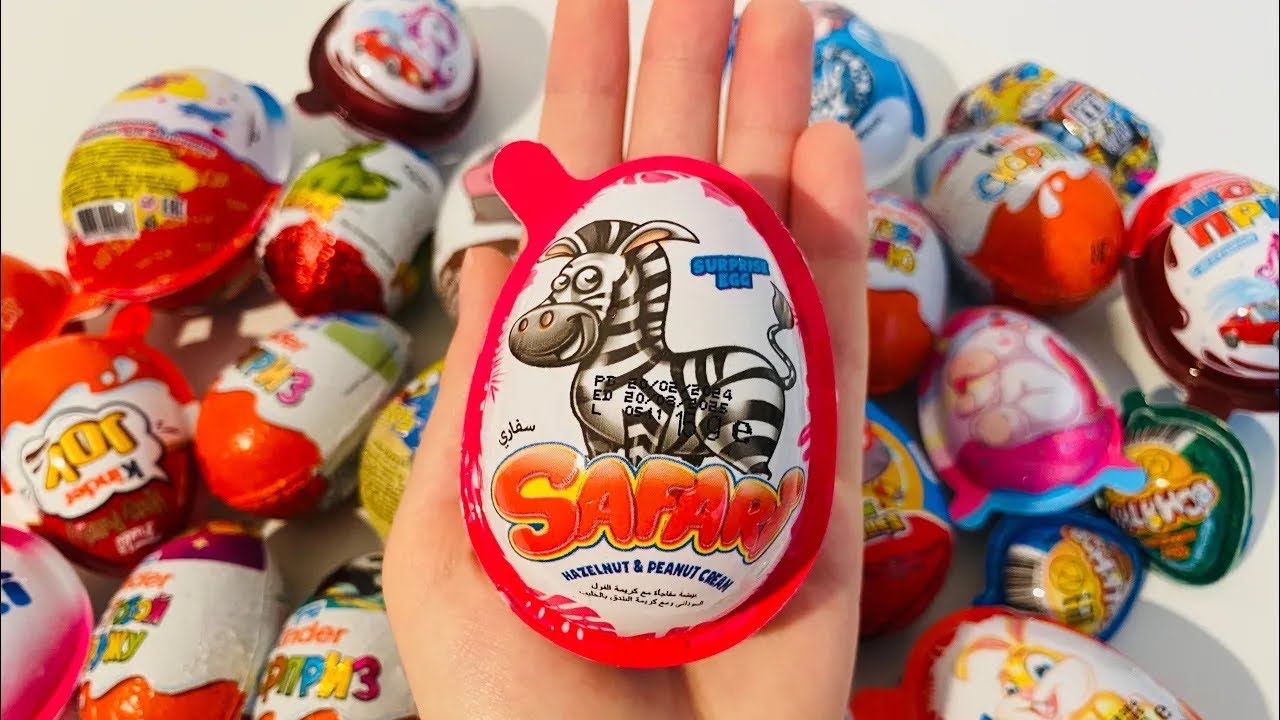 Compilation Chocolate Eggs ASMR Unboxing - YouTube