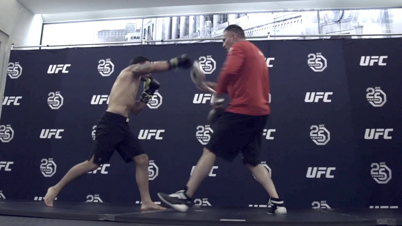 UFC Fight Night 128 open workout: Frankie Edgar - YouTube